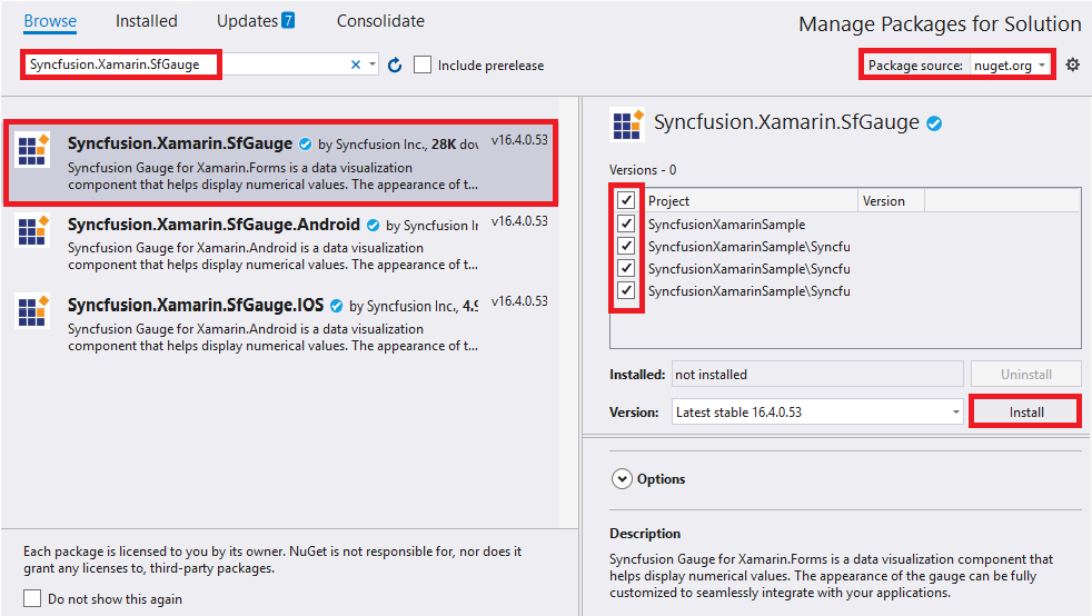 Getting Started With Xamarin Digital Gauge Control Syncfusion